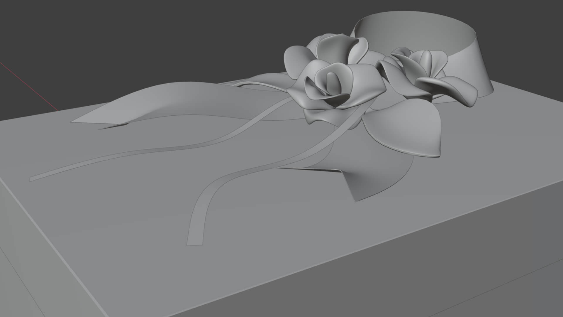 Package for Gift Gold 150 X 210 X 80mm - 3D Model by rzo