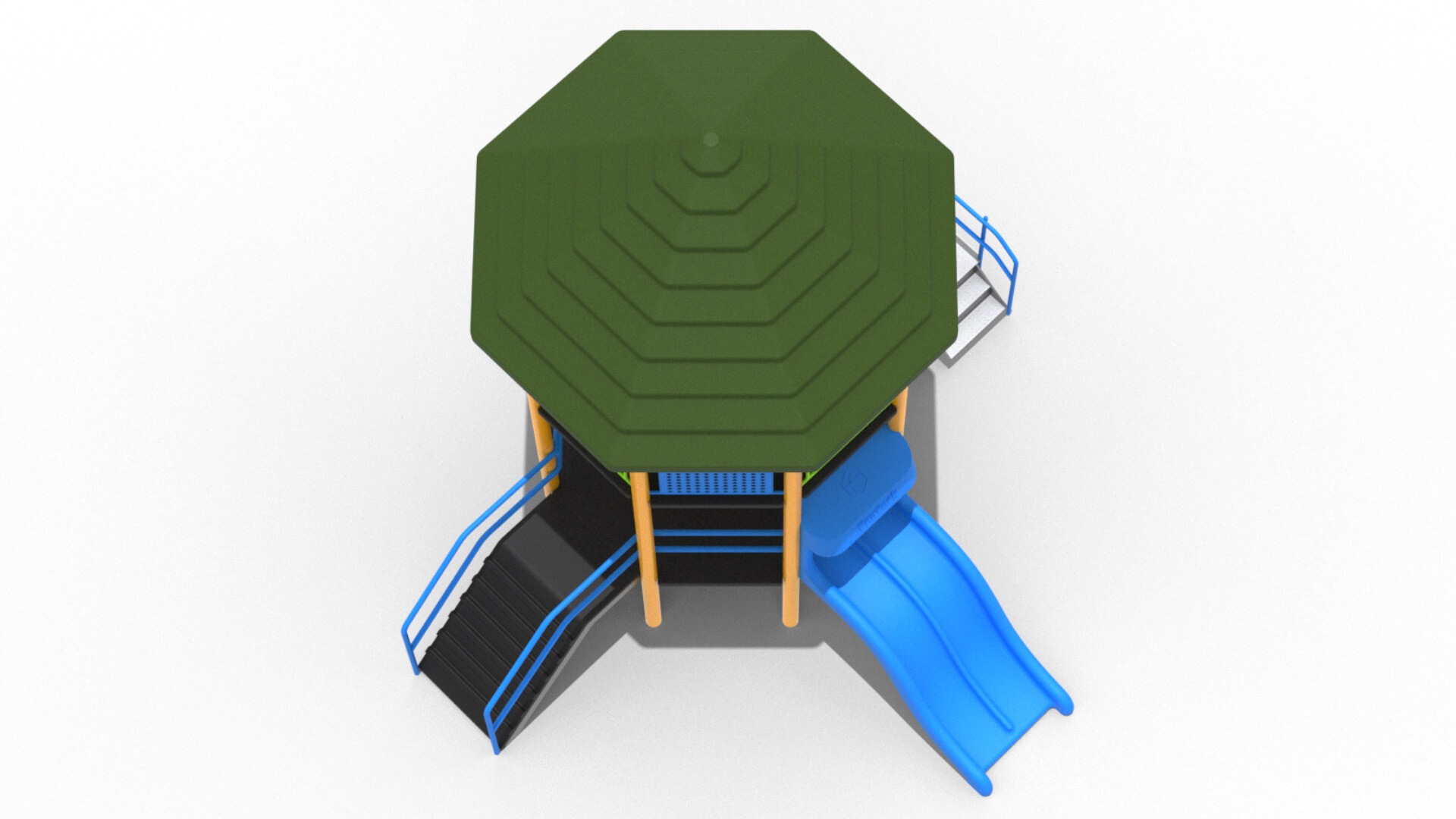 Playground Funpark 2 Levels - 3D Model by rzo