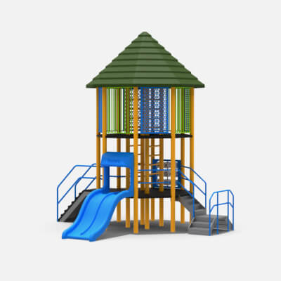 Playground Funpark 2 Levels - 3D Model by rzo