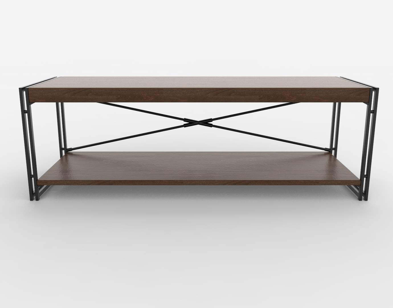 Black and Brown Wooden Rack - Free 3D Model by rzo