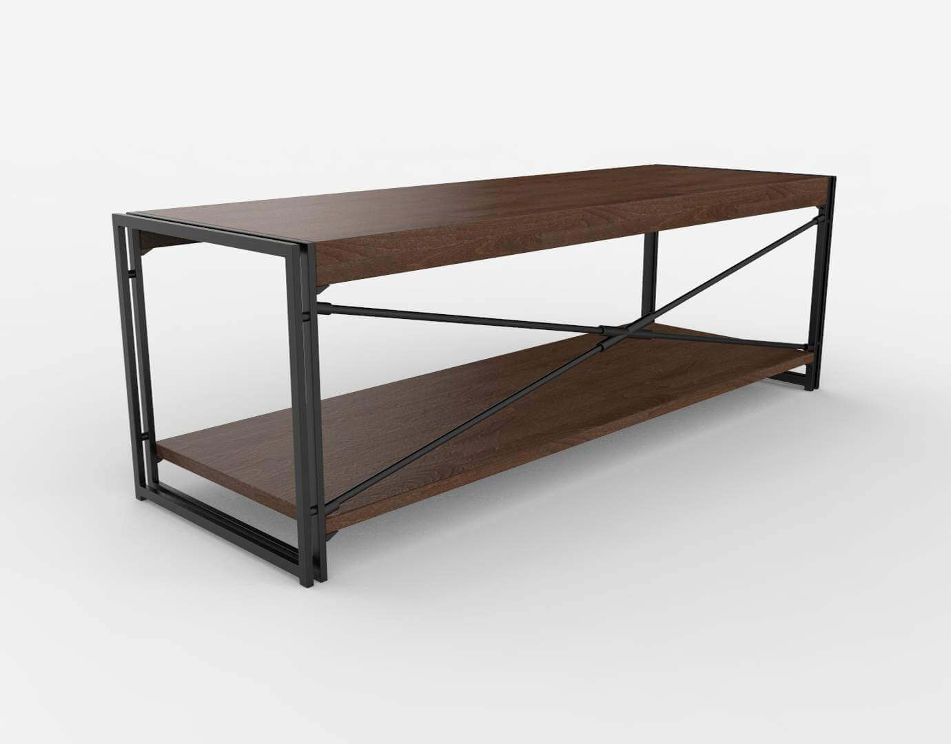 Black and Brown Wooden Rack - Free 3D Model by rzo