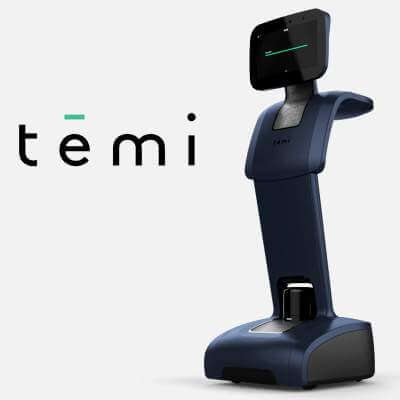 Robot Temi Dark Blue - 3D Model by rzo