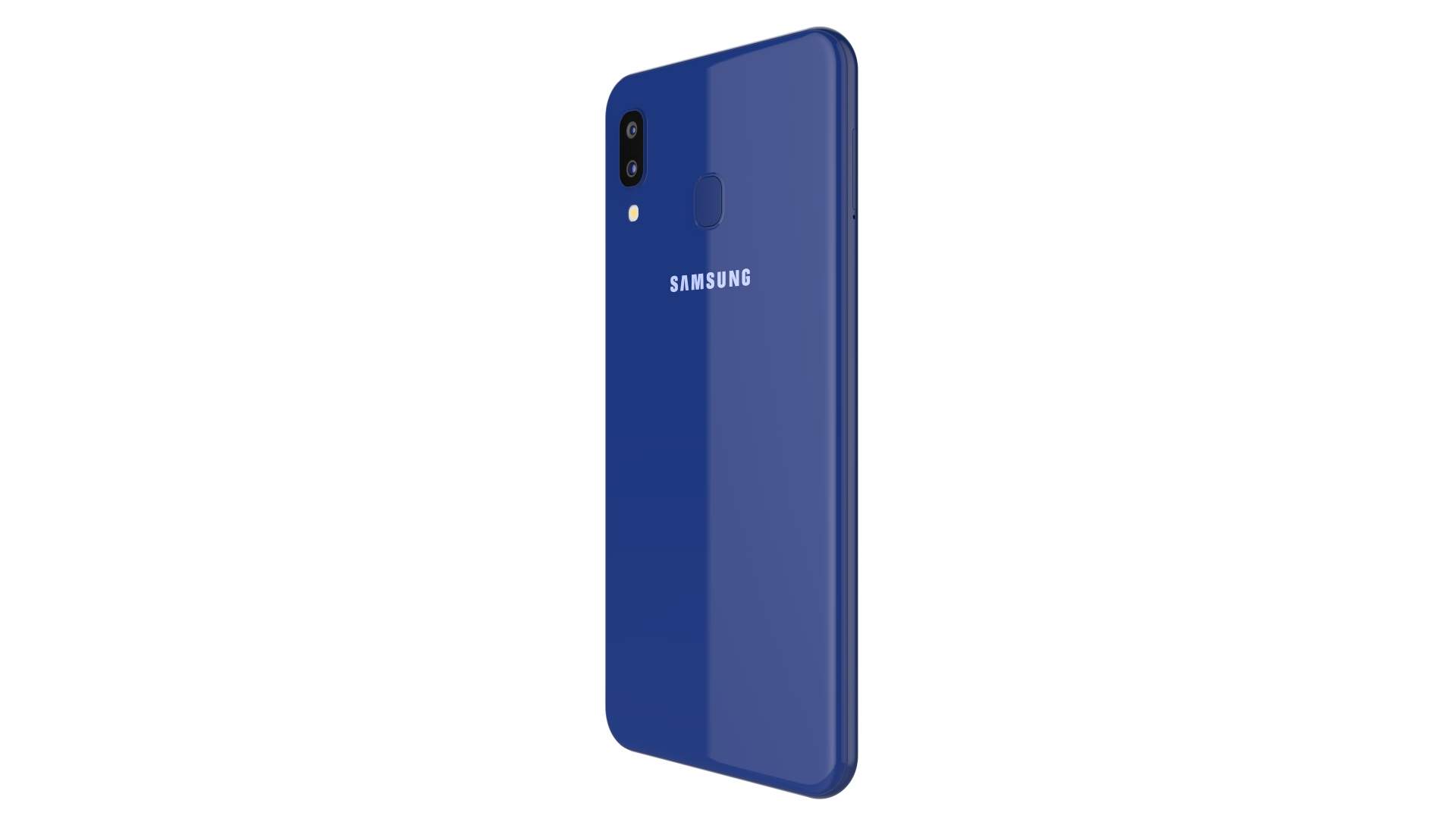 Samsung Galaxy A20 Blue - 3D Model by rzo