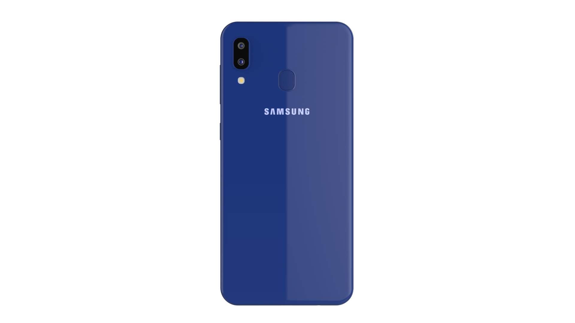 Samsung Galaxy A20 Blue - 3D Model by rzo