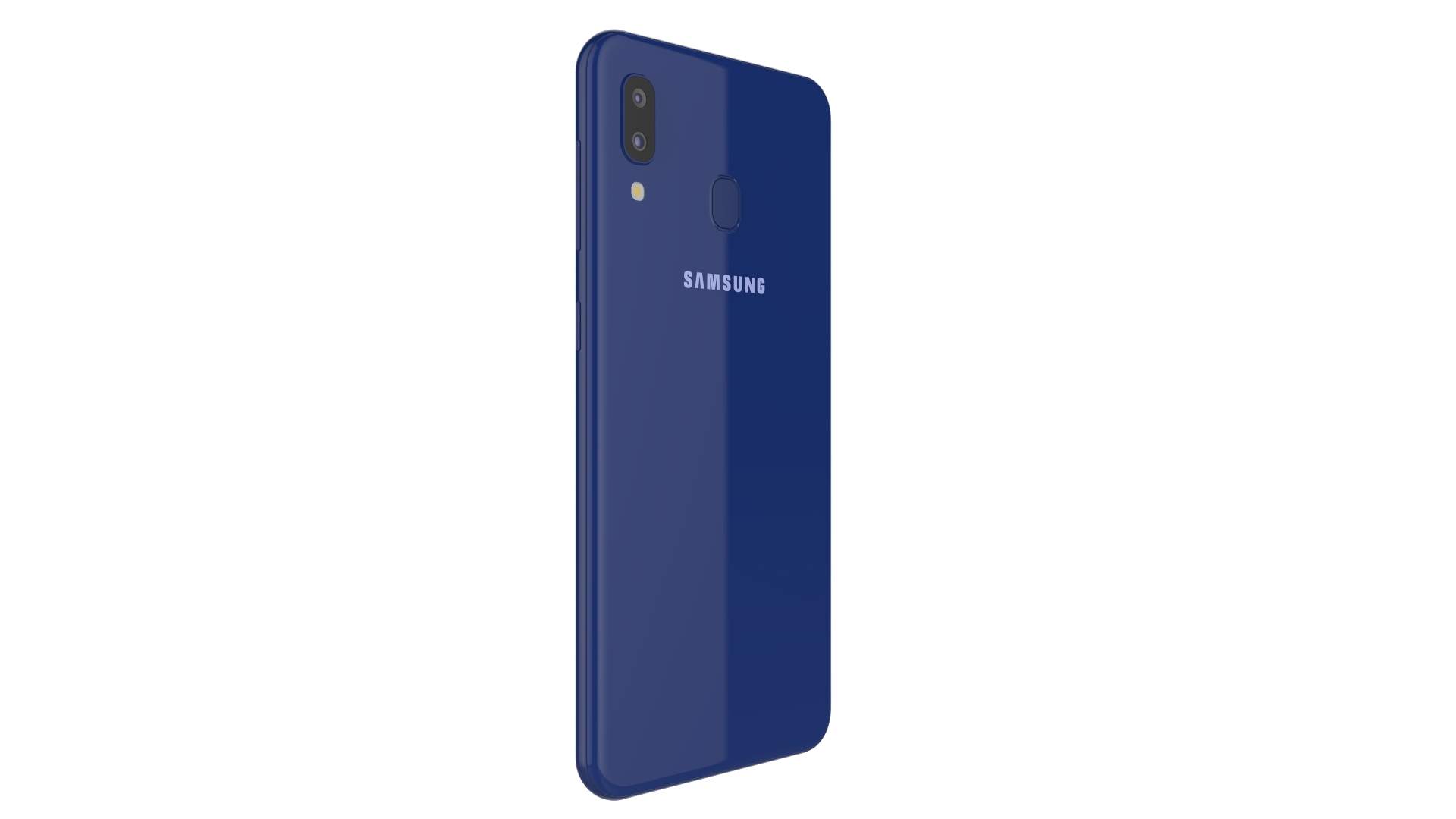 Samsung Galaxy A20 Blue - 3D Model by rzo