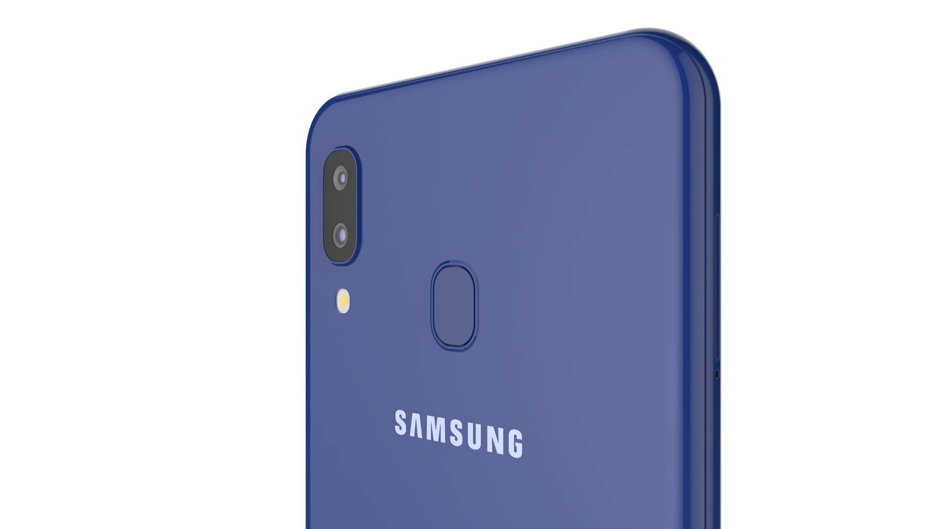 Samsung Galaxy A20 Blue - 3D Model by rzo