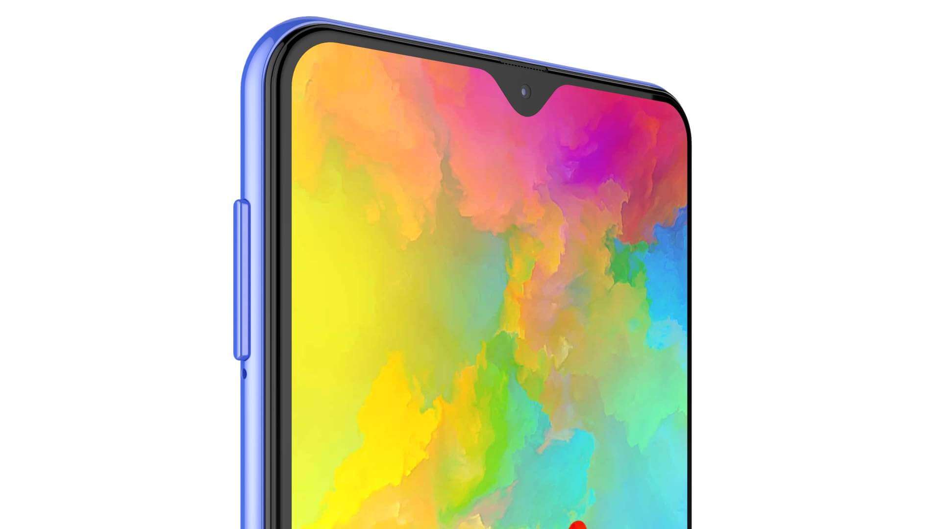 Samsung Galaxy M20 Blue - 3D Model by rzo