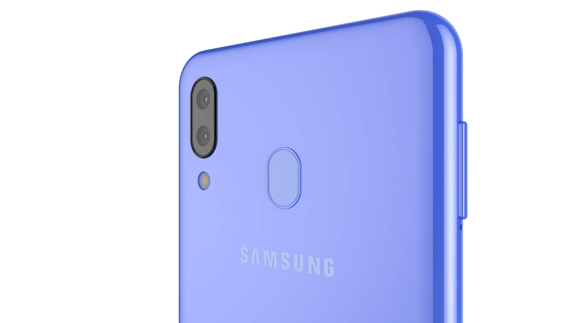 Samsung Galaxy M20 Blue - 3D Model by rzo