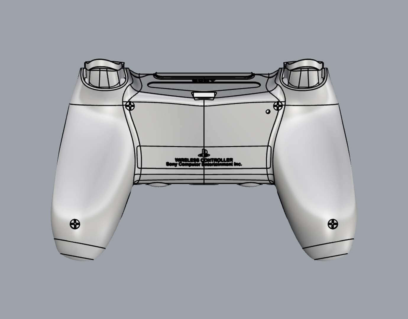 Sony PS4 Console and DualShock Controller - 3D Model by rzo