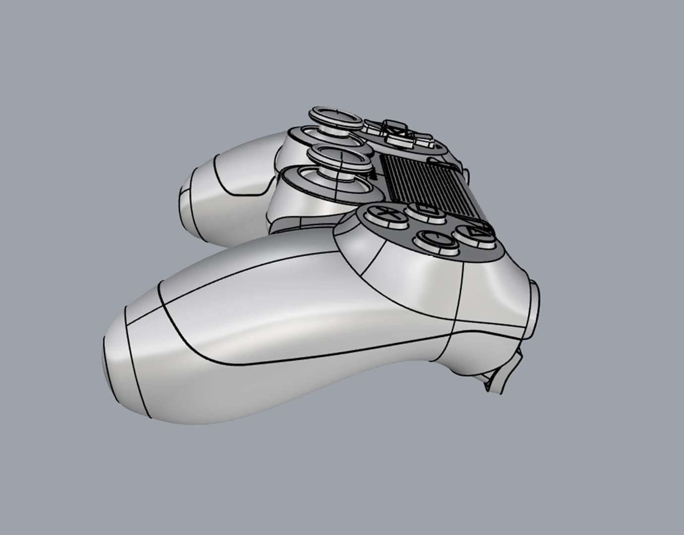 Sony PS4 Console and DualShock Controller - 3D Model by rzo