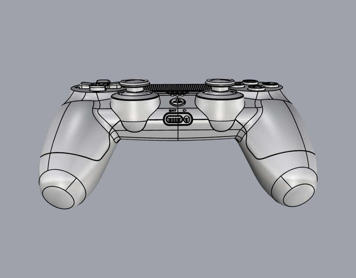 Sony PS4 Console and DualShock Controller - 3D Model by rzo