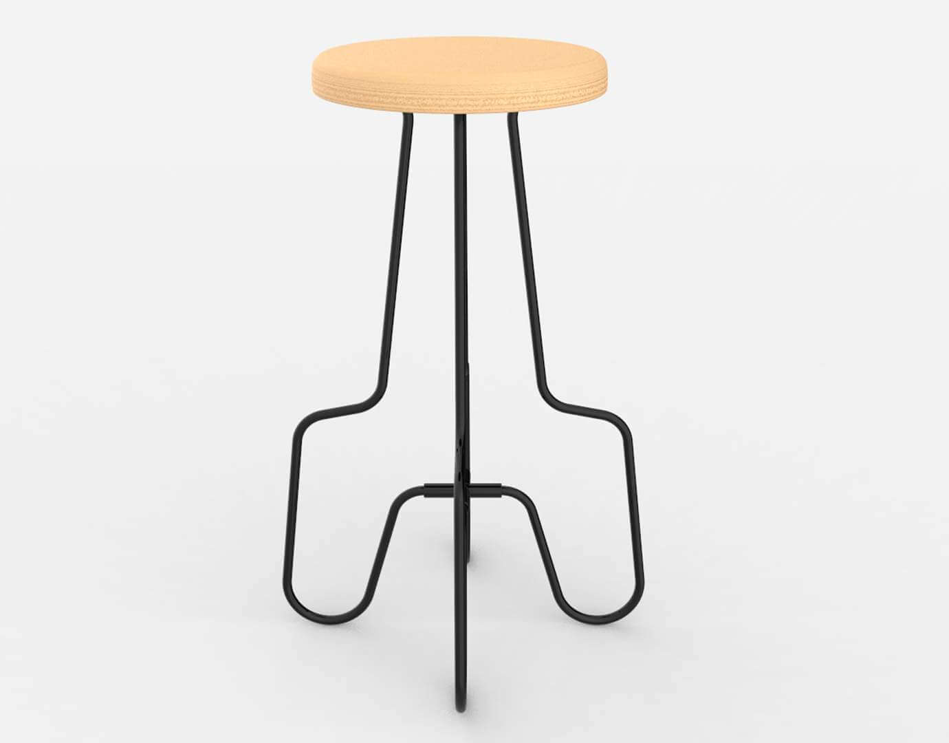 Stool 03 - Free 3D Model by rzo