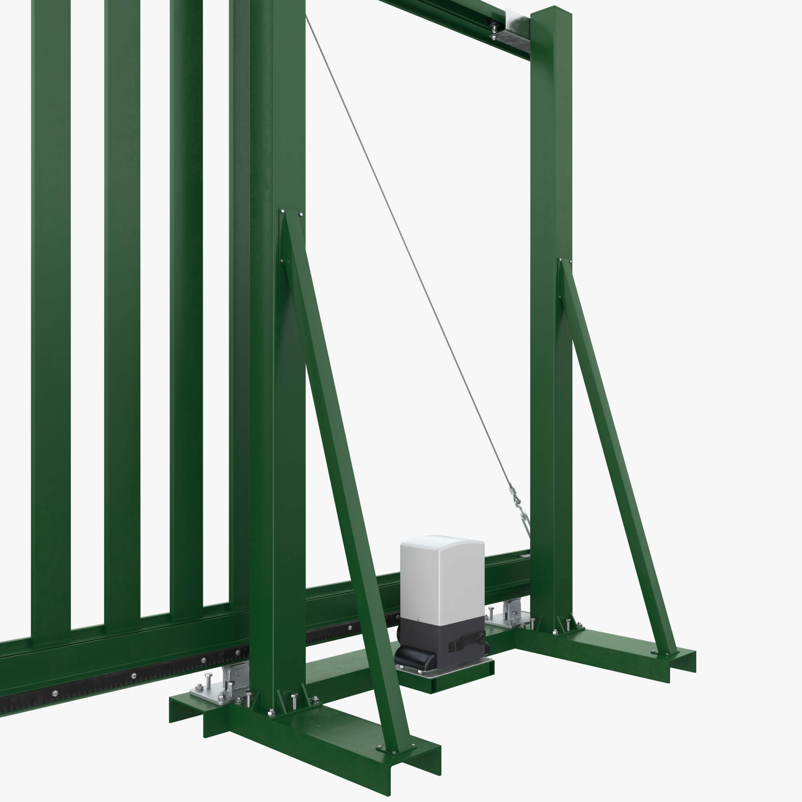 Sliding Gate With Grid - 3D Model by S_K_A