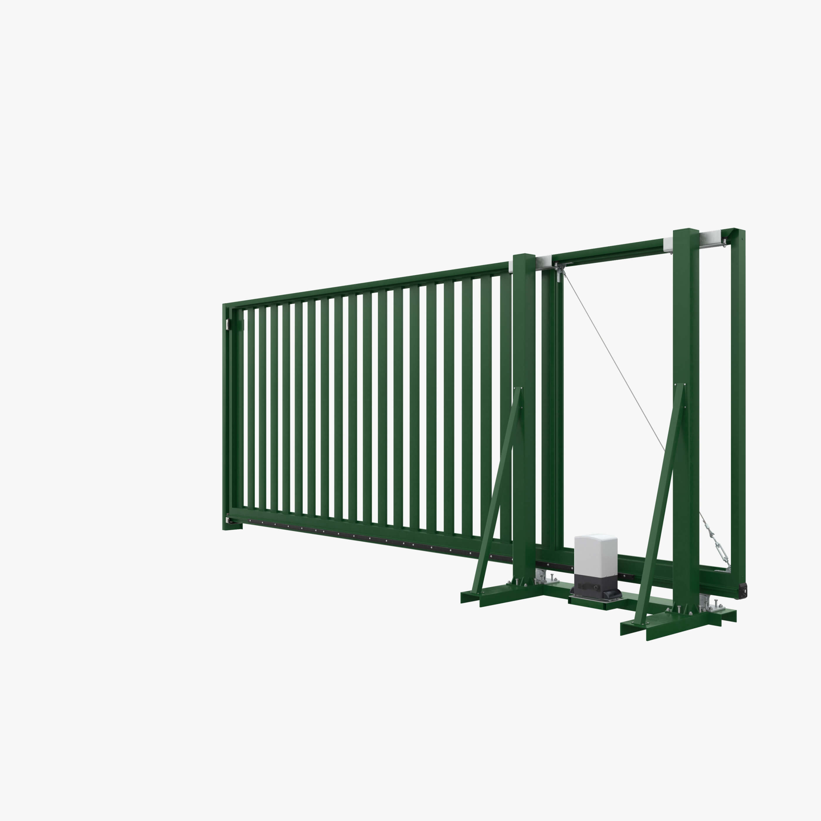 Sliding Gate With Grid - 3D Model by S_K_A