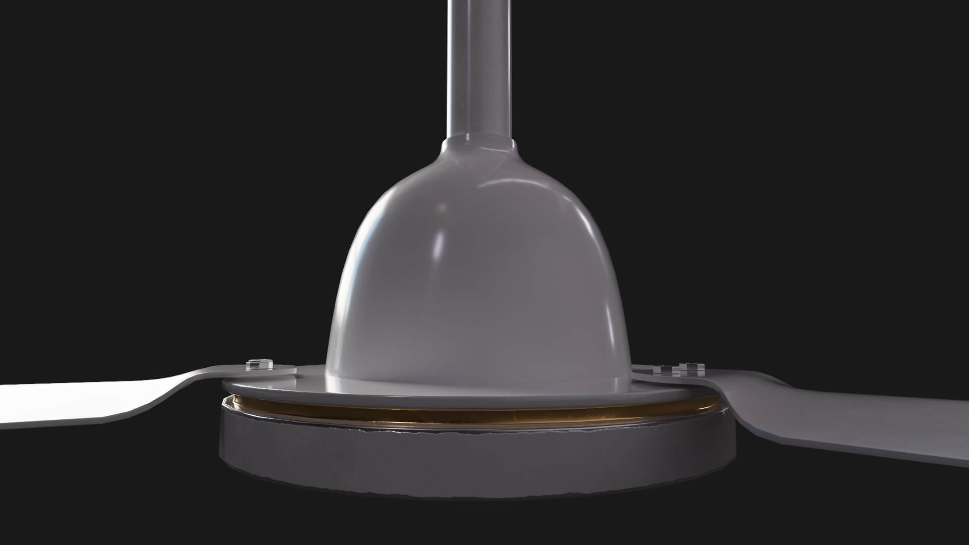 Animated Traditional Ceiling Fan - 3D Model by S4vvy