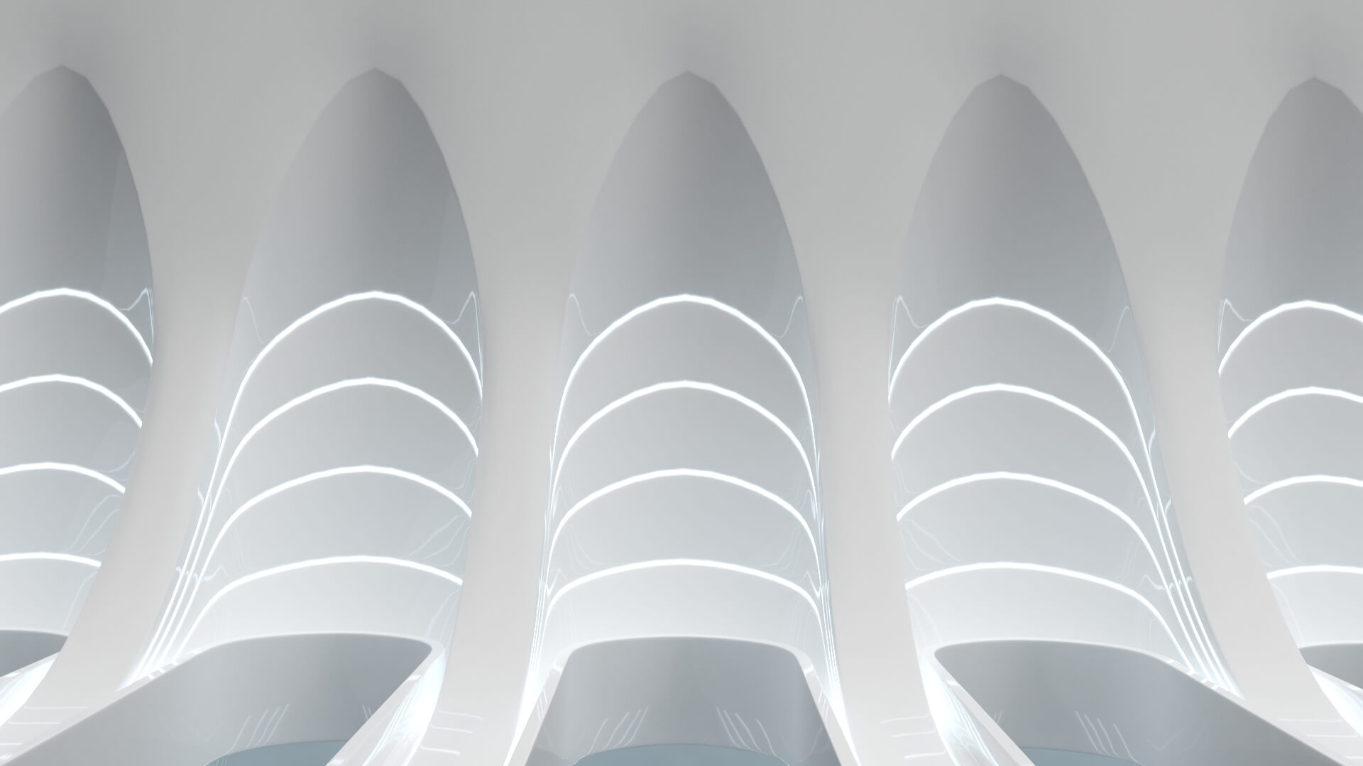 Futuristic Architecture Parametric Organic Shade Structure 3d Model By S4vvy