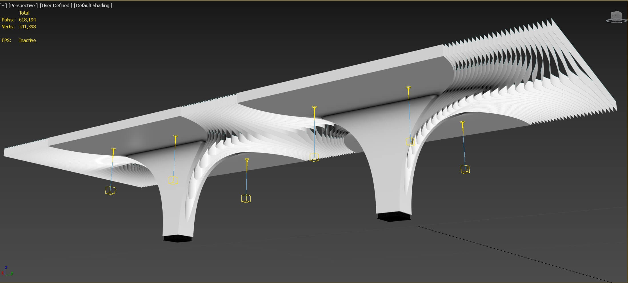 Futuristic Parametric Shanghai Subway Yuyuan Metro Station - 3D Model ...