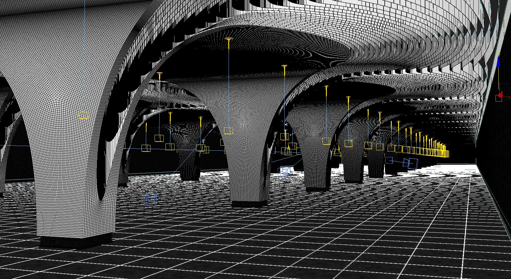 Futuristic Parametric Shanghai Subway Yuyuan Metro Station - 3D Model ...