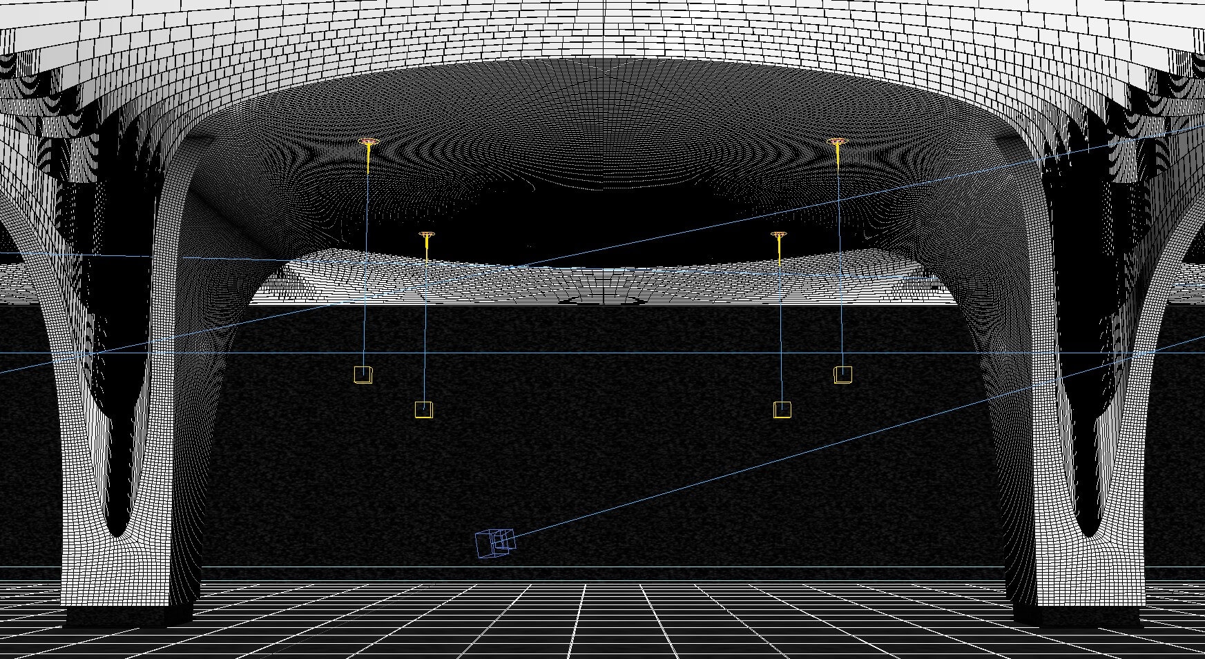 Futuristic Parametric Shanghai Subway Yuyuan Metro Station - 3D Model by S4vvy