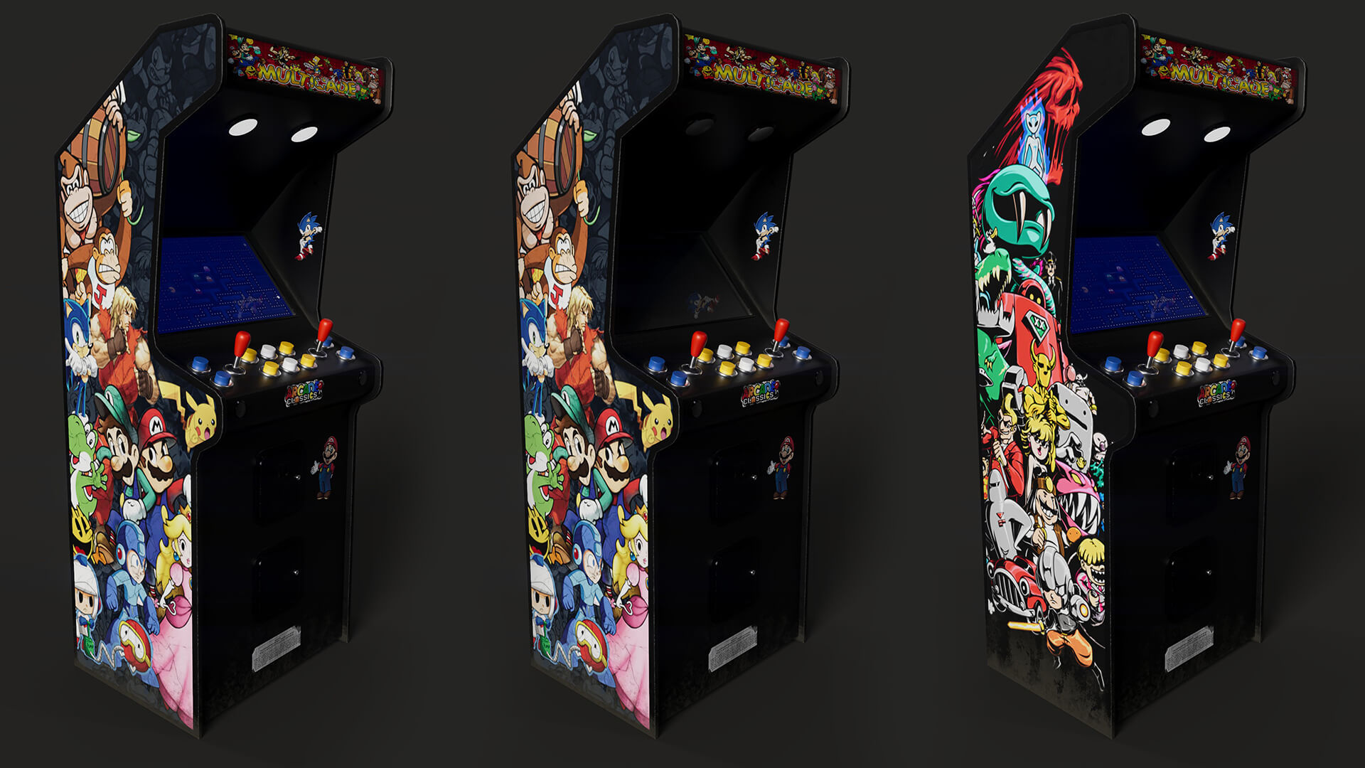 Retro Arcade Game Machine - 3D Model by S4vvy