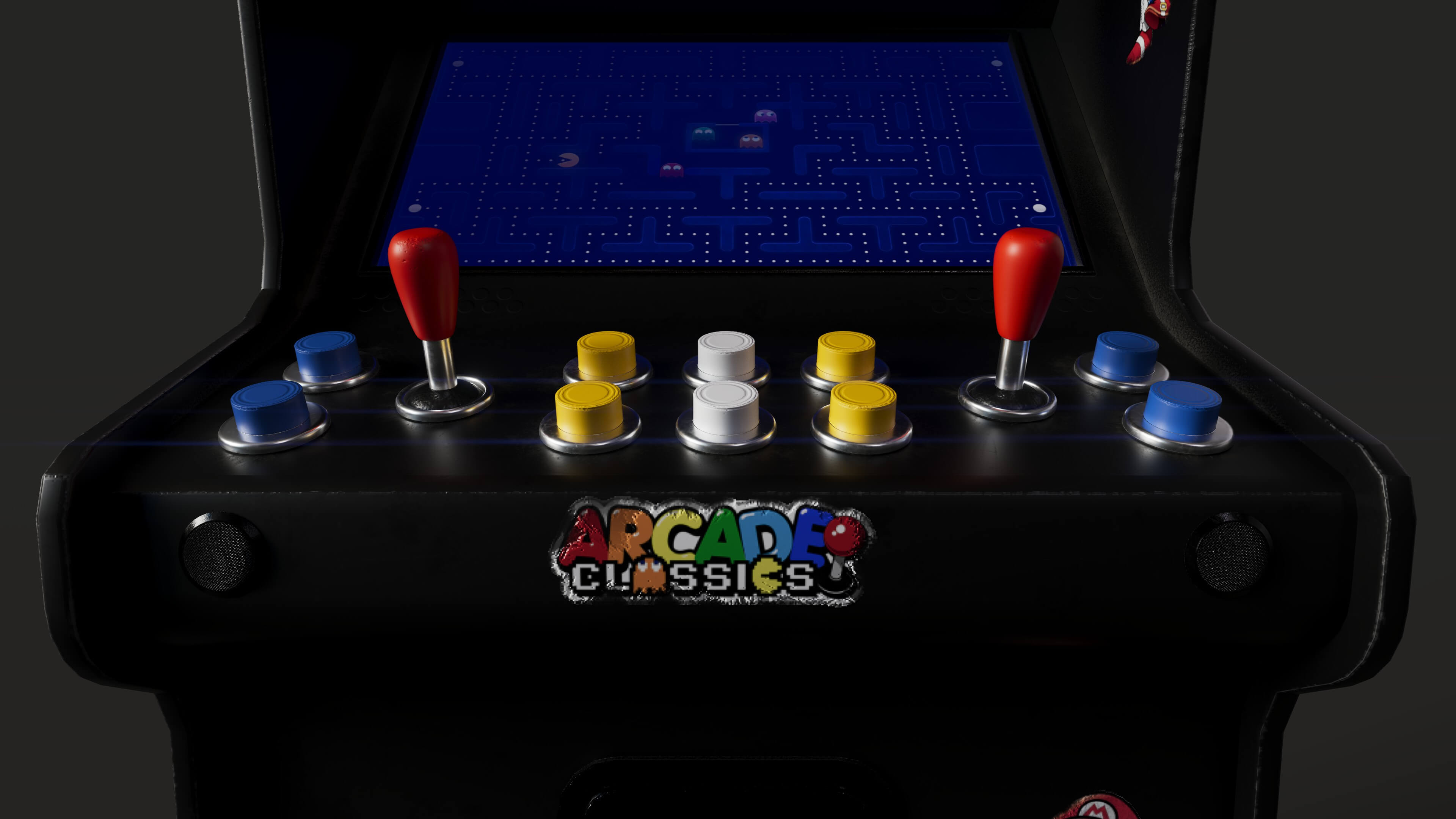 Retro Arcade Game Machine - 3D Model by S4vvy