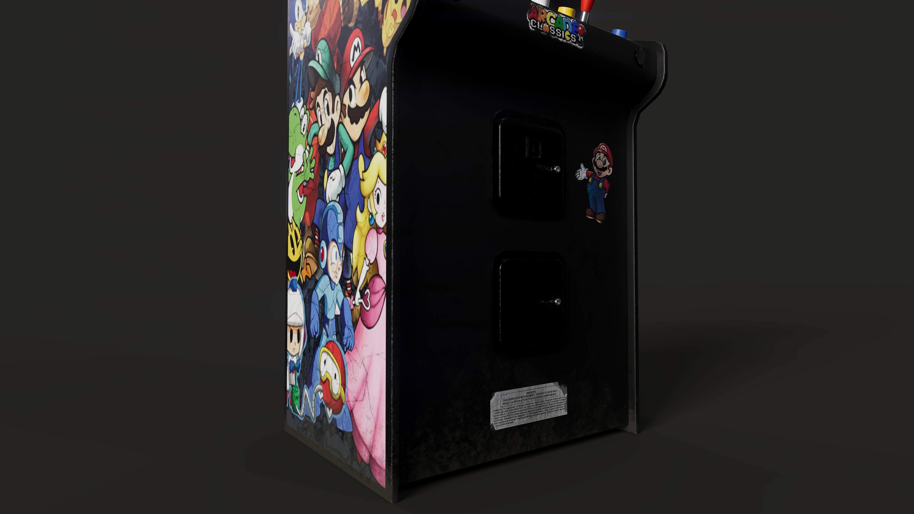 Retro Arcade Game Machine - 3D Model by S4vvy