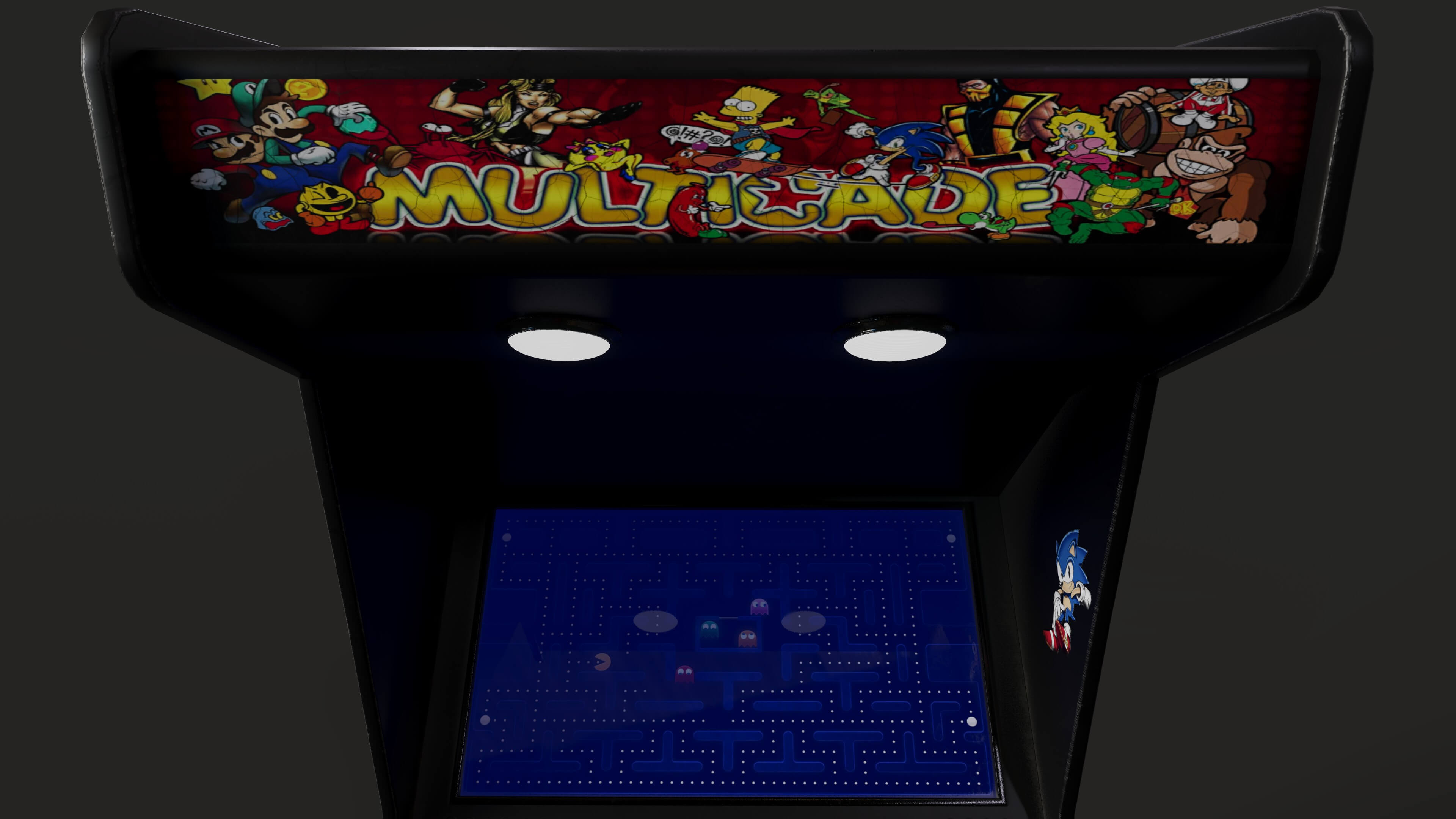 Retro Arcade Game Machine - 3D Model by S4vvy