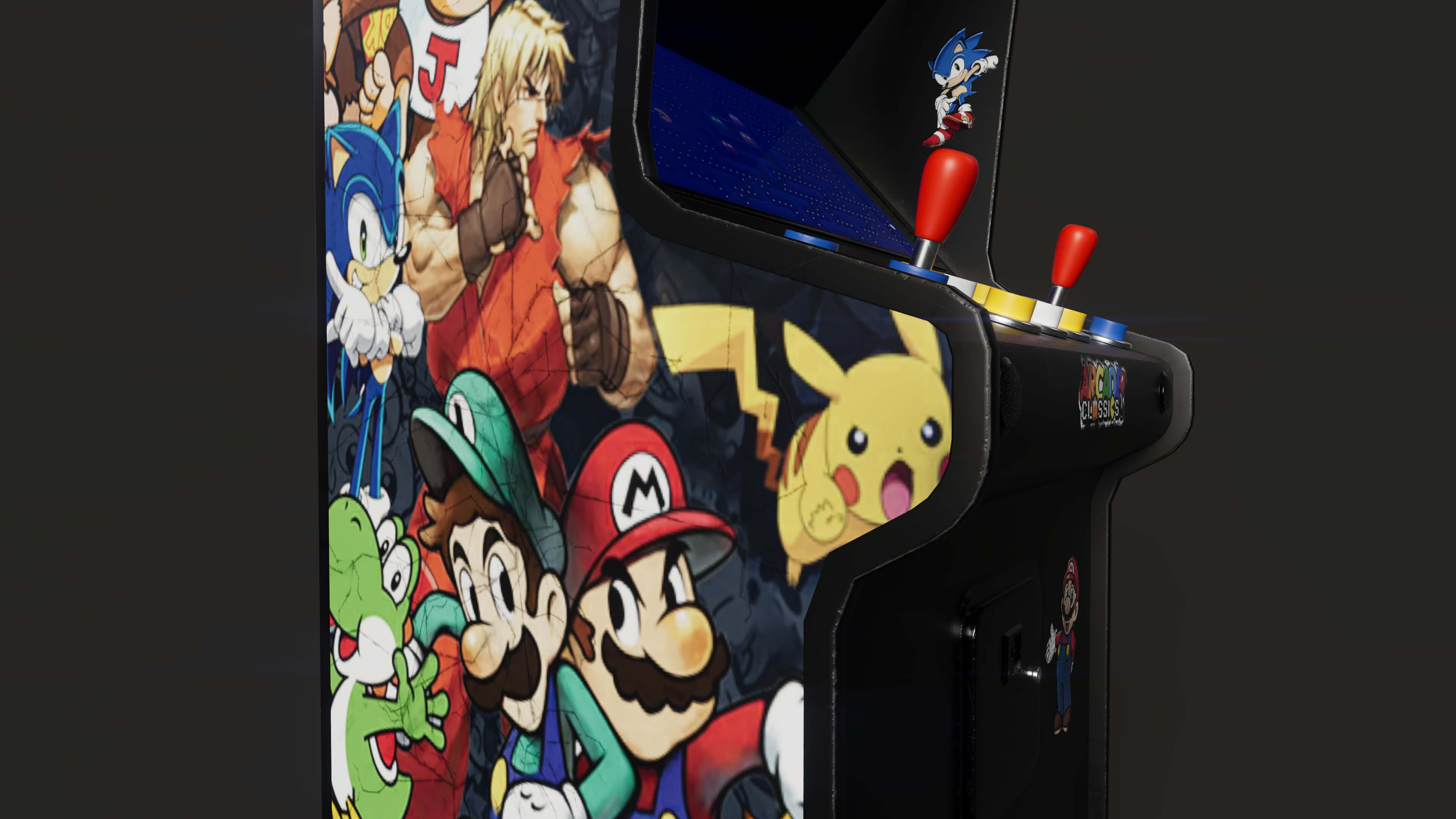 Retro Arcade Game Machine - 3D Model by S4vvy