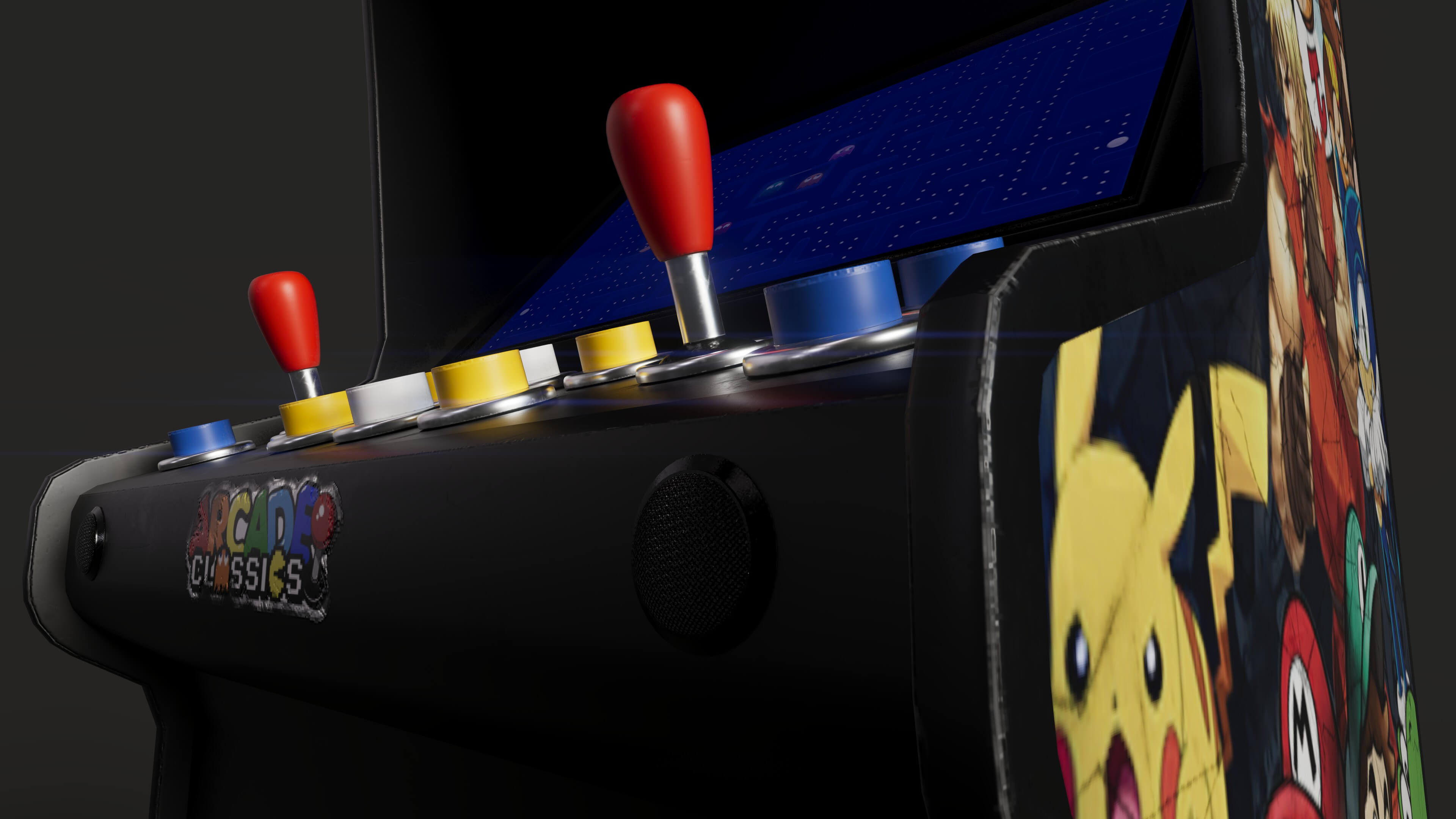 Retro Arcade Game Machine - 3D Model by S4vvy