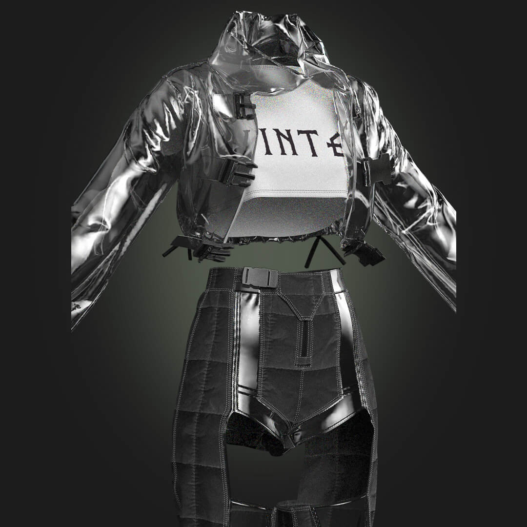 Female Outfit - 3D Model by Sadykova_3d