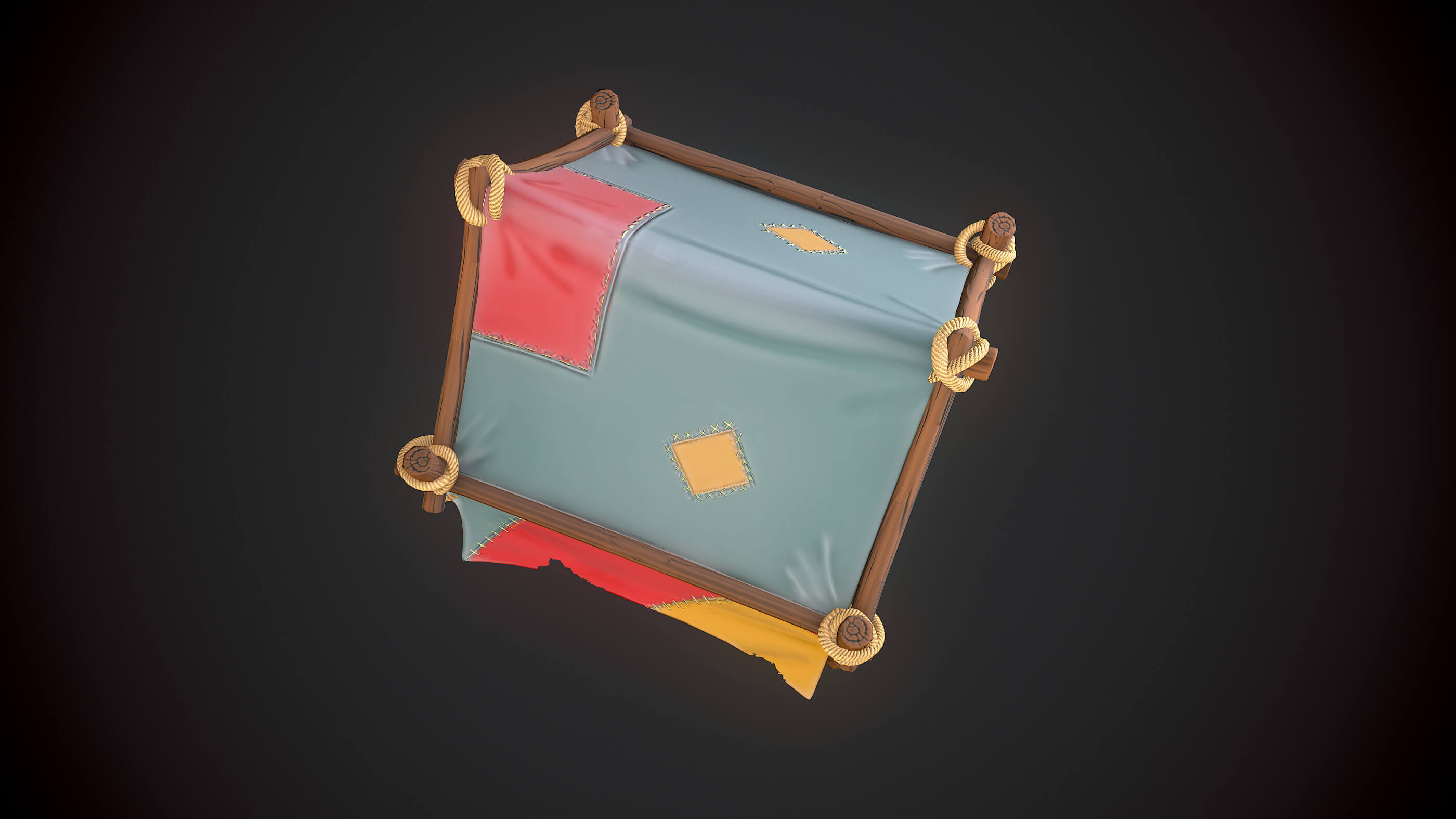 Stylized Tent - 3D Model by safa994
