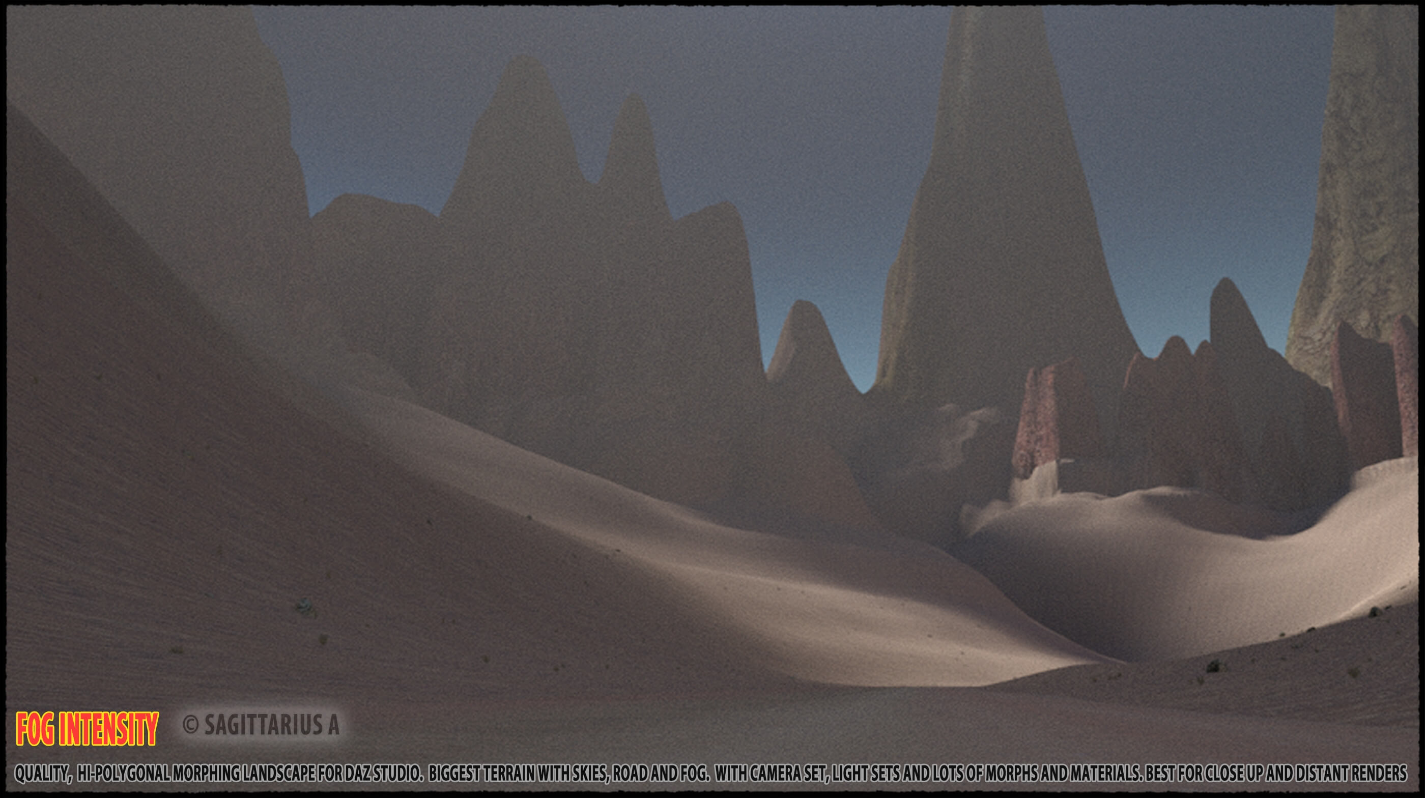 Canyon Landscape Environment - Daz Content by Sagittarius A