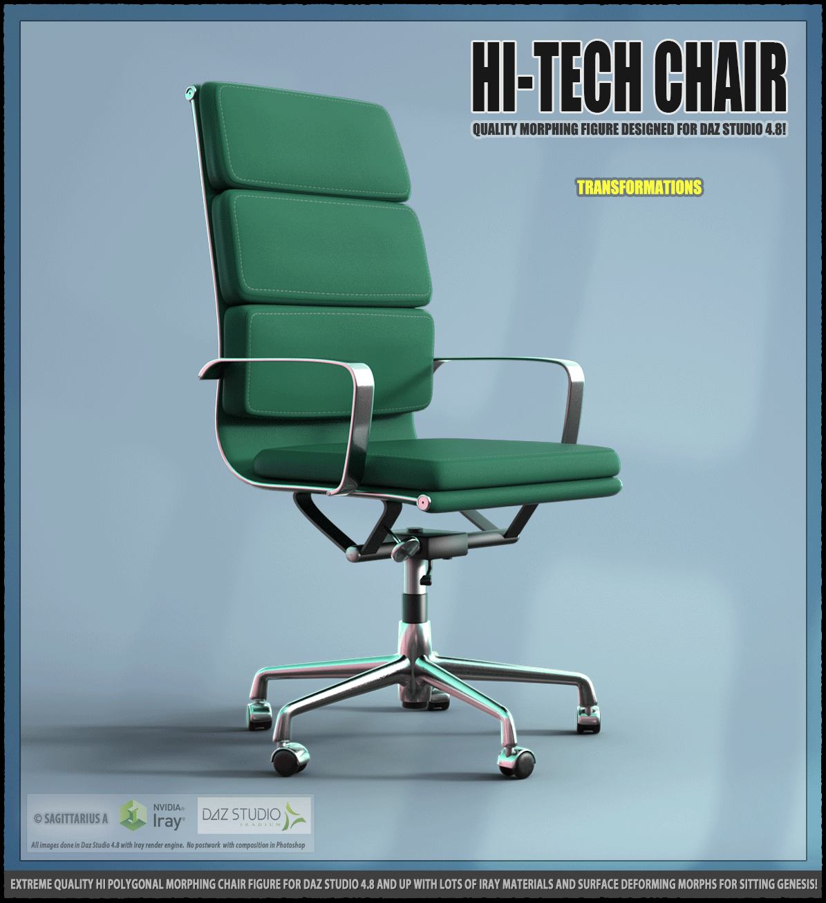 Hi-Tech Chair Daz Content by Sagittarius A