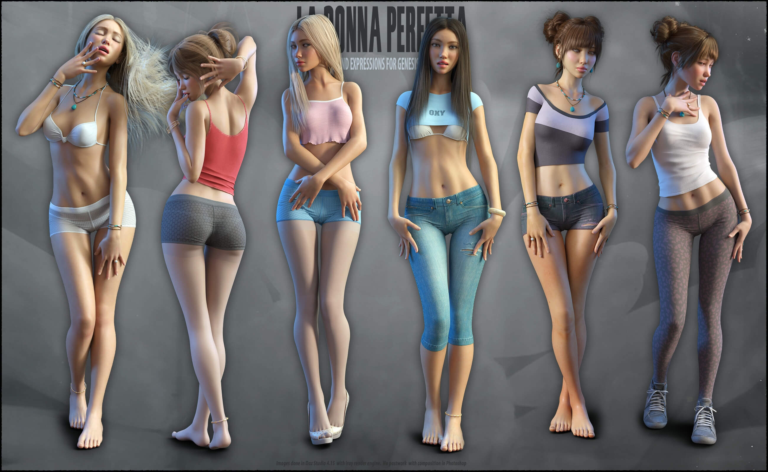 Genesis 8 Female Poses Bundle 4 by Sagittarius A
