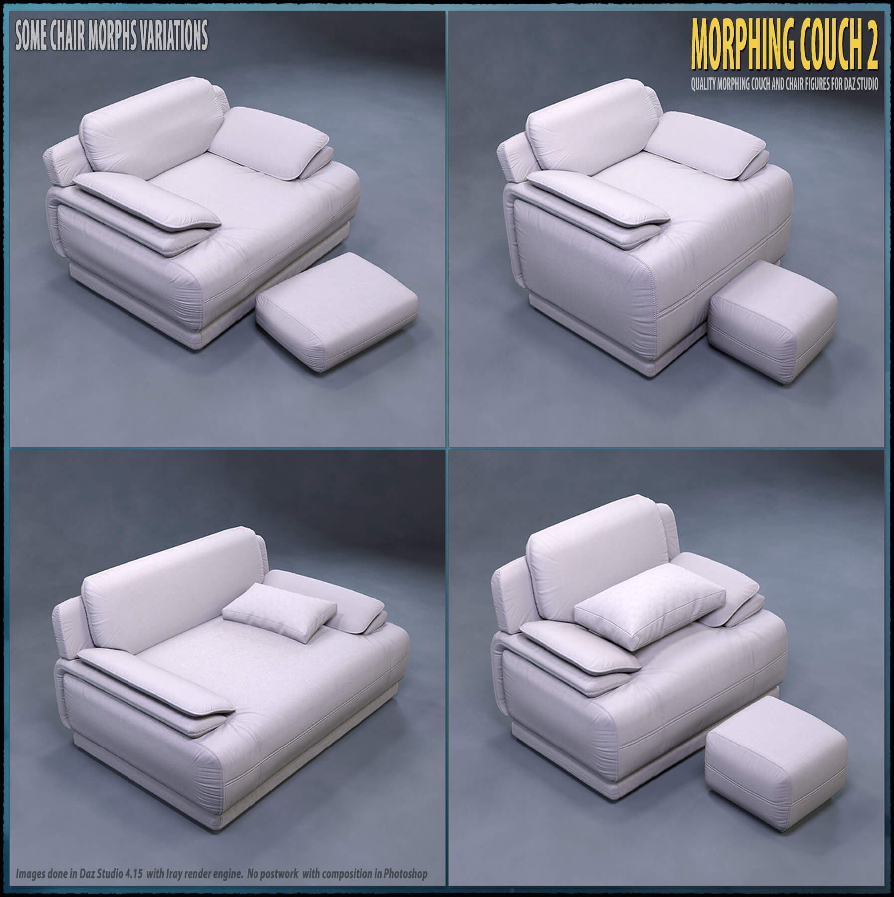 Morphing Couch 2 - Daz Content by Sagittarius A