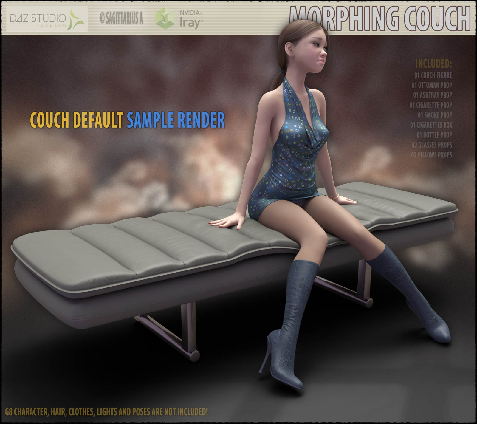 Morphing Couch for DAZ Studio by Sagittarius A