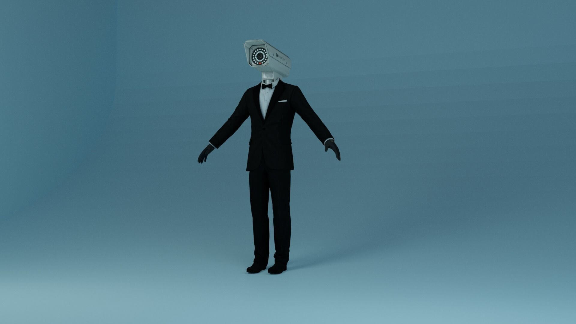 Skibidi Toilet Camera Man 3D Model by sahar600