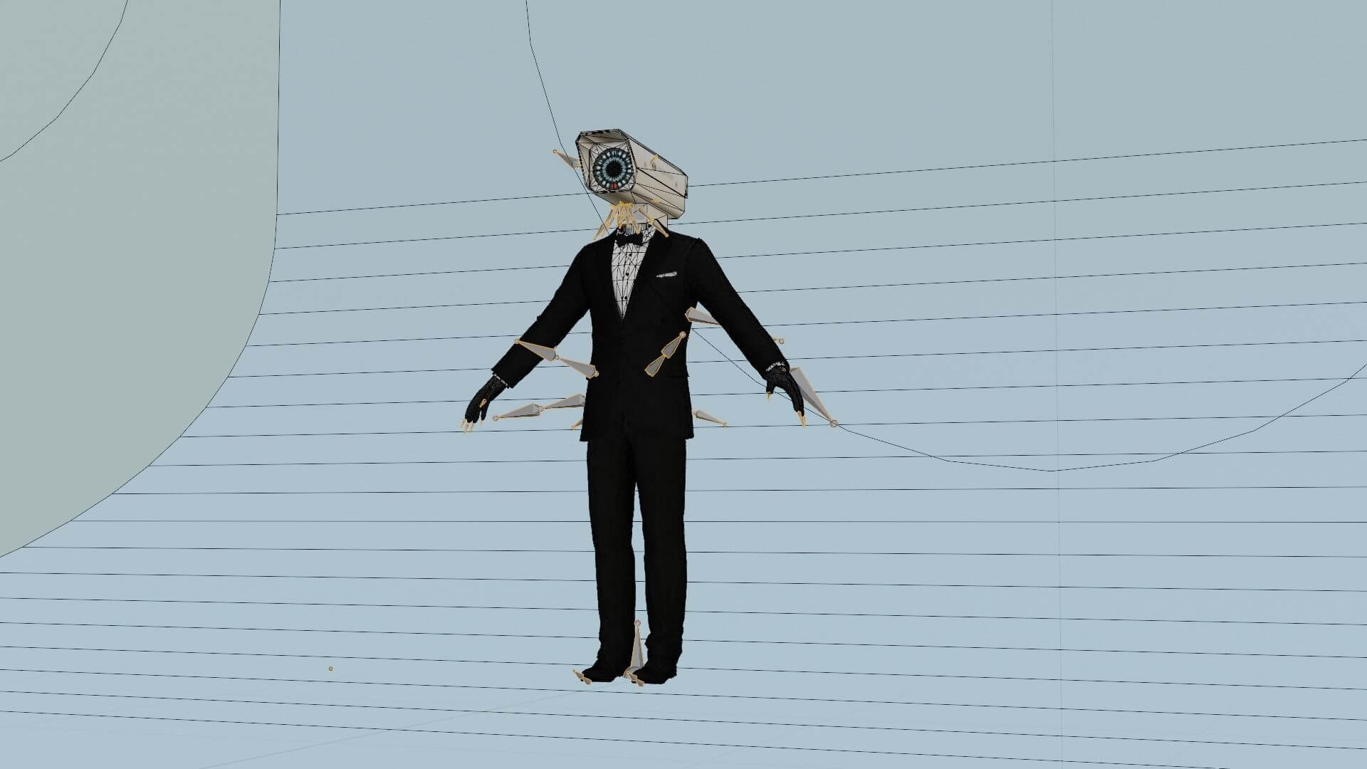 Skibidi Toilet Camera Man 3D Model by sahar600