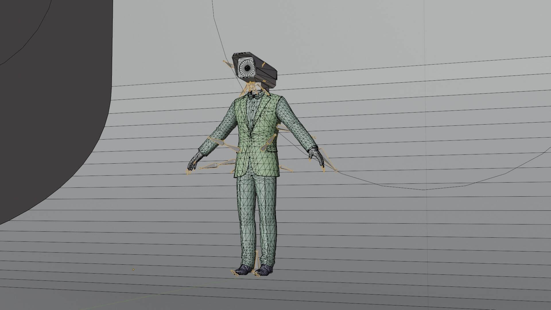 Skibidi Toilet Camera Man 3D Model by sahar600