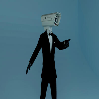 Skibidi Toilet Camera Man 3D Model by sahar600