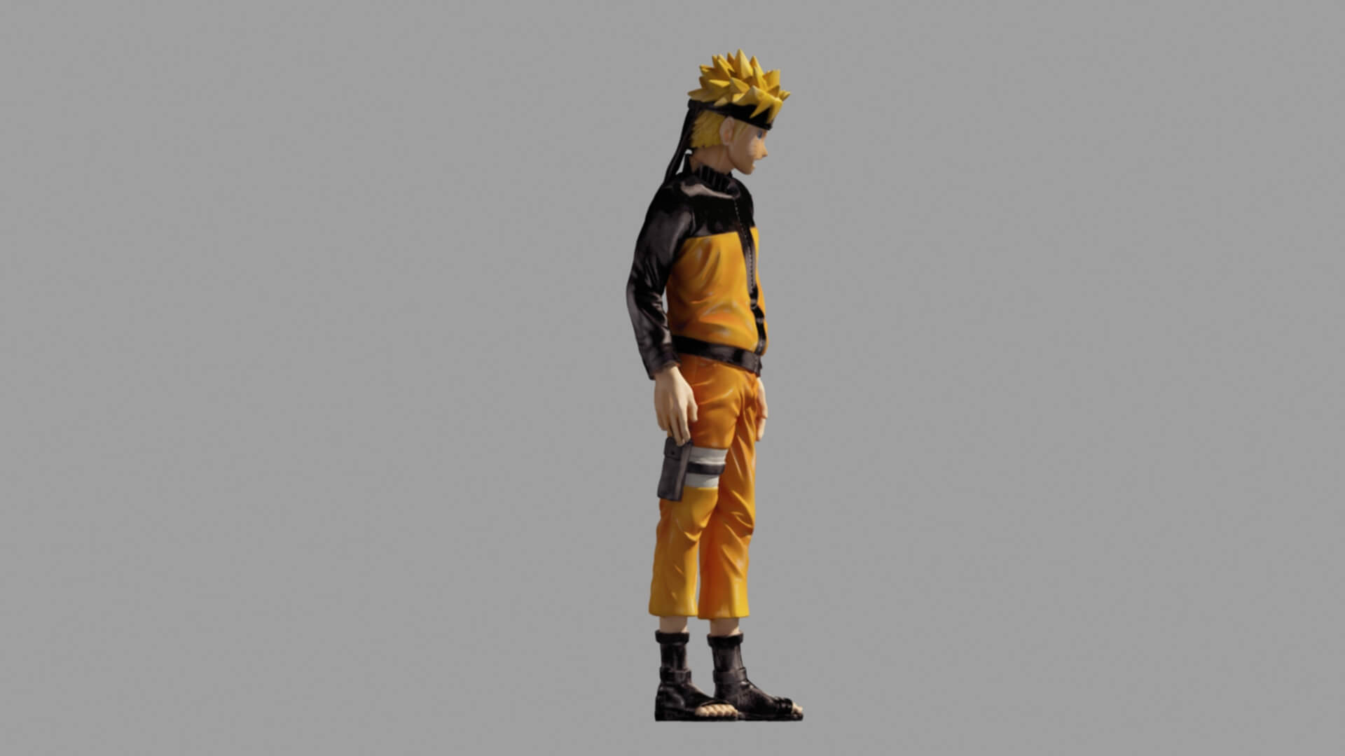 Uzumaki Naruto 3D Model by sahar600