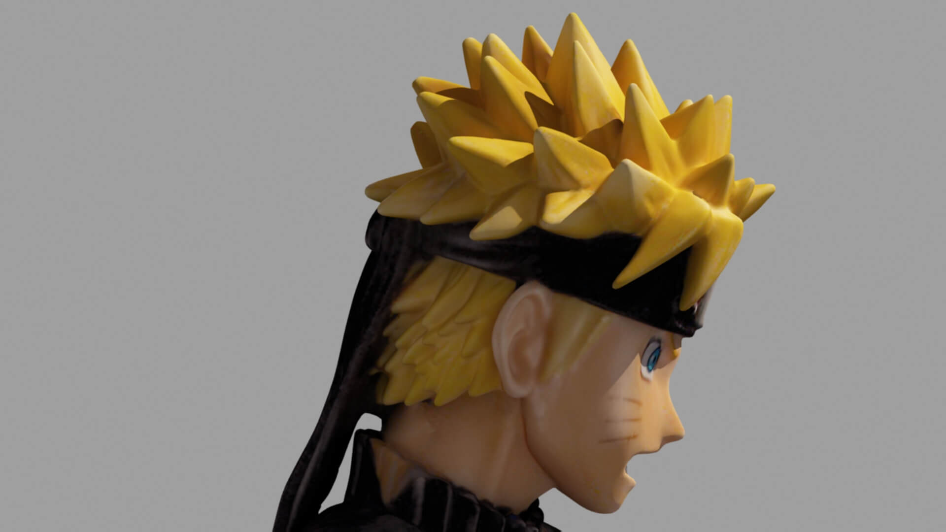 Uzumaki Naruto 3D Model by sahar600