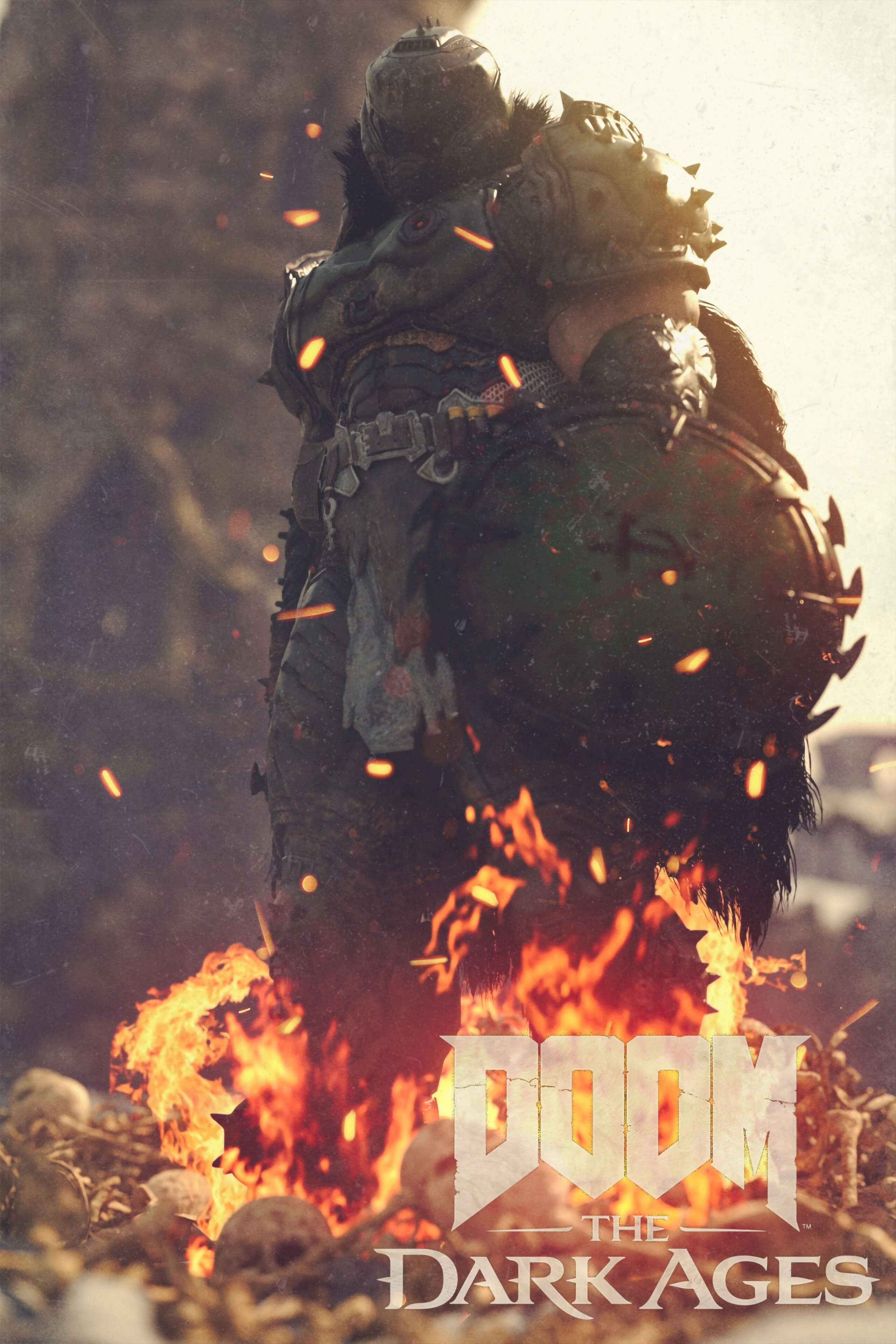 DOOM Slayer 3D Render, Digital Art by Saidge42