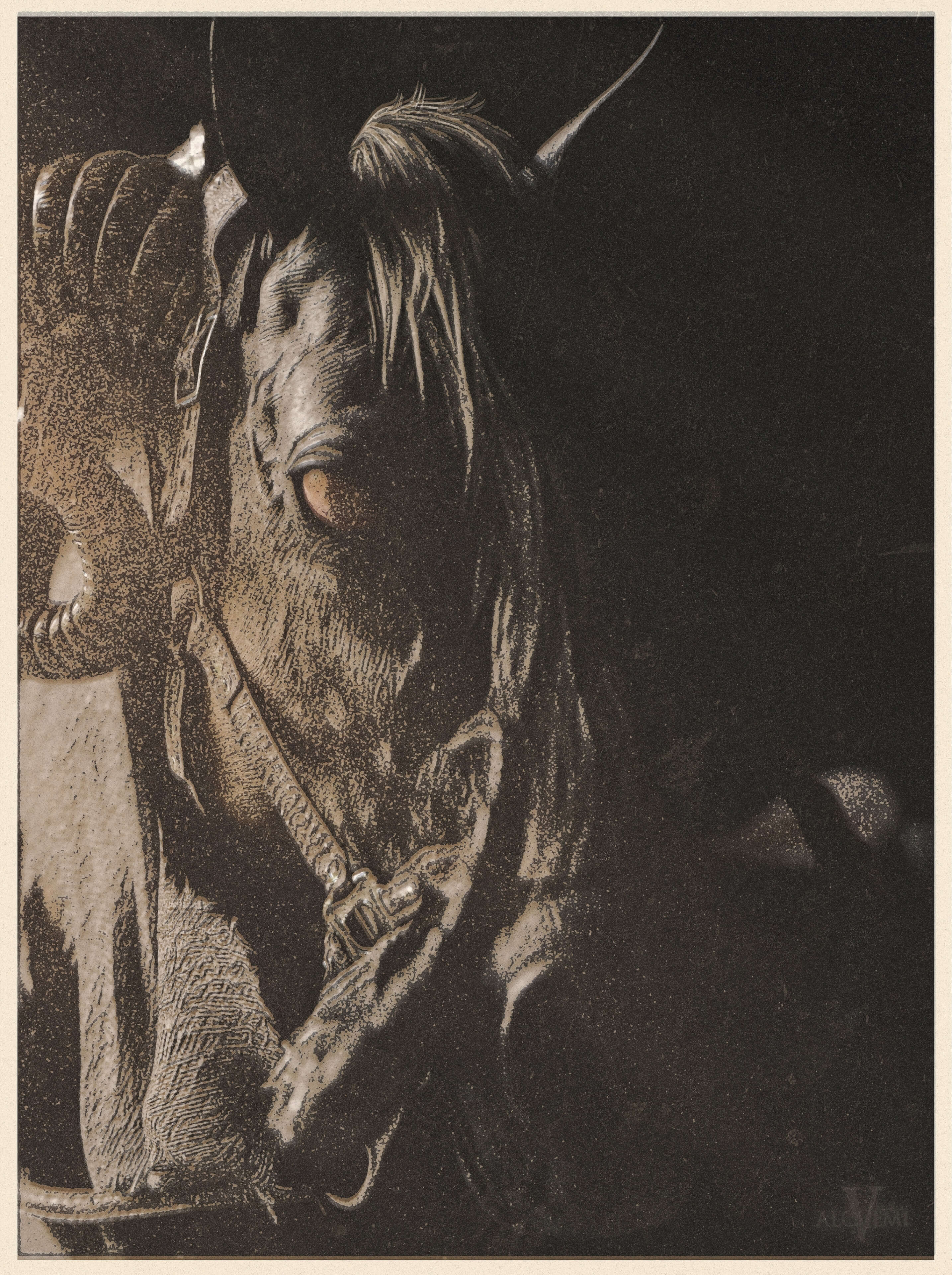 hell ride 3D Render, Digital Art by Saidge42