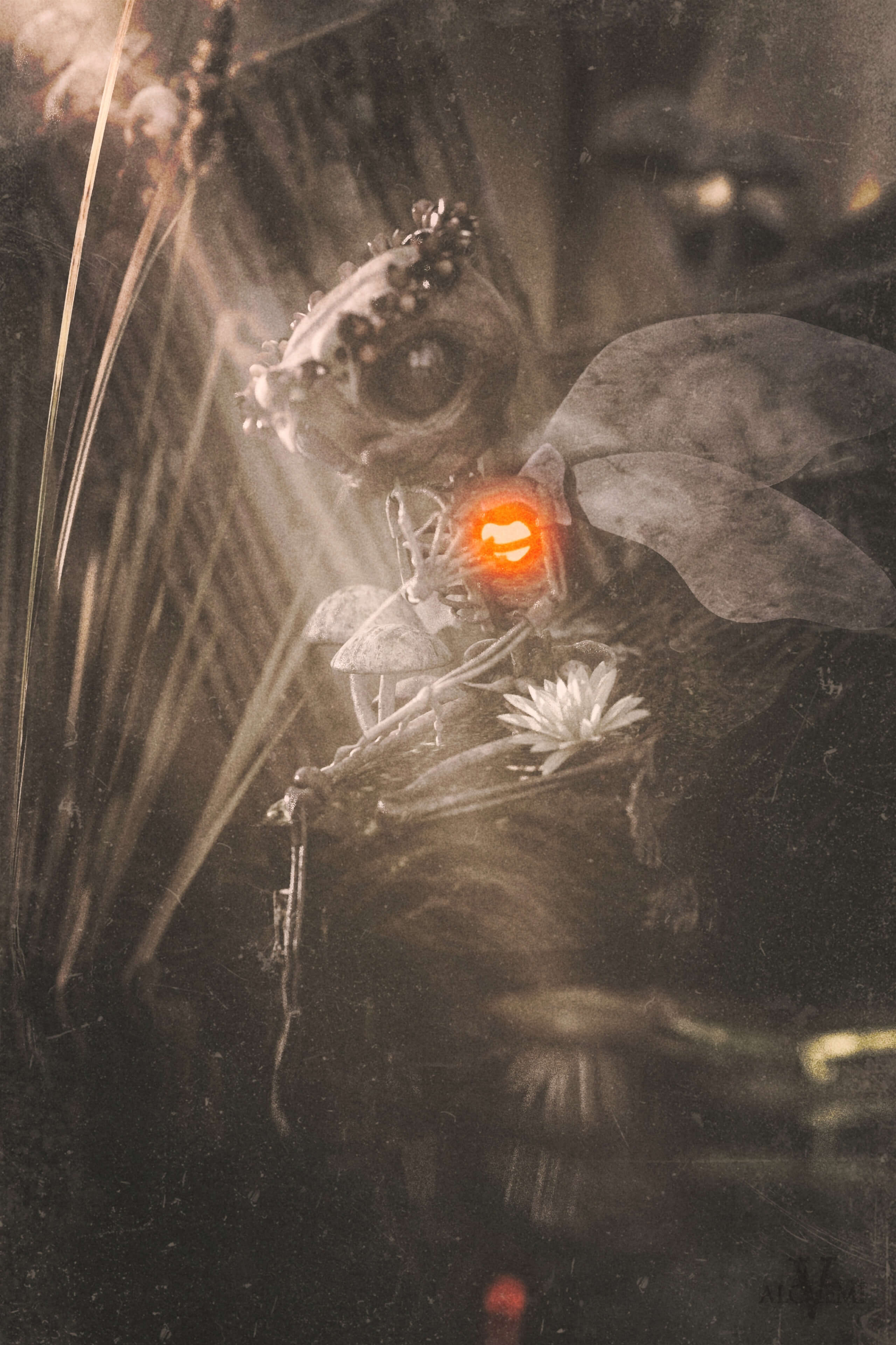 last light's dark reflection 3D Render, Digital Art by Saidge42