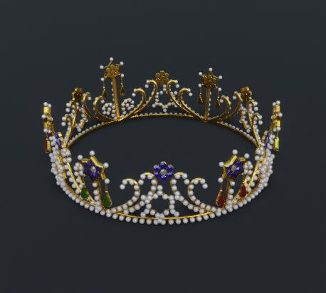 Crown - 3D Model by Saif_art