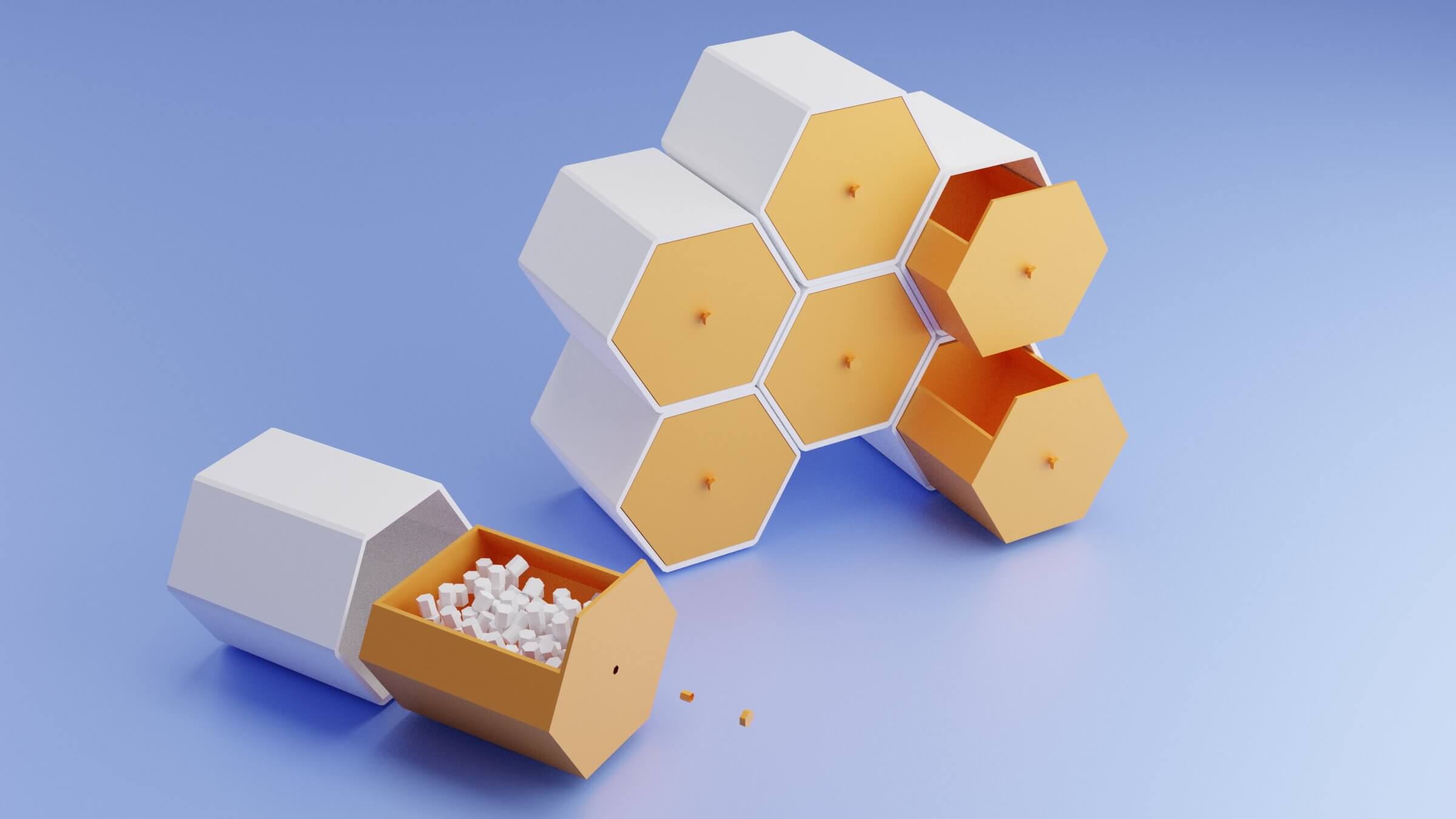 Hexagon Toolbox - 3D Model by Saif_art