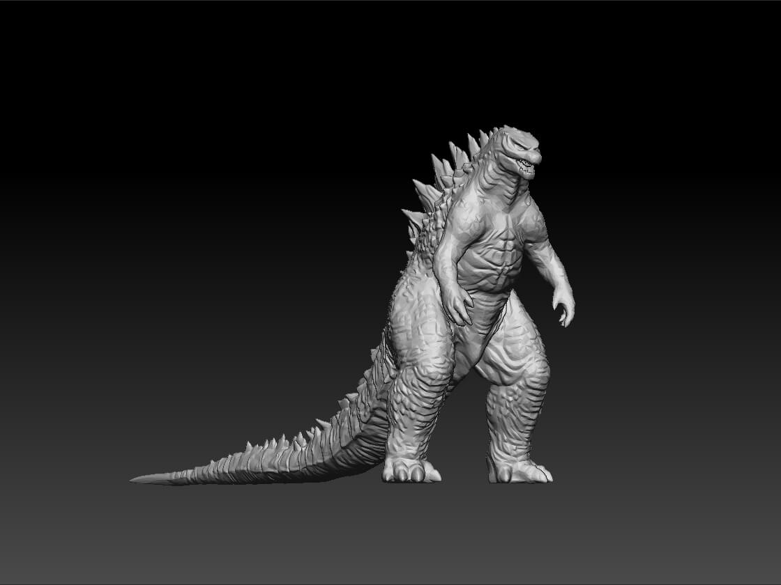 Godzilla 3D Model for 3D Print by sajjadtiger