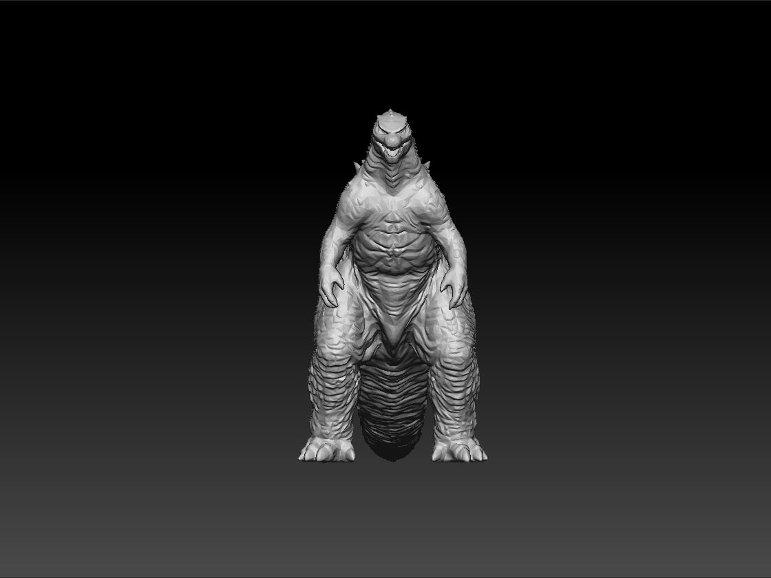 Godzilla 3D Model for 3D Print by sajjadtiger