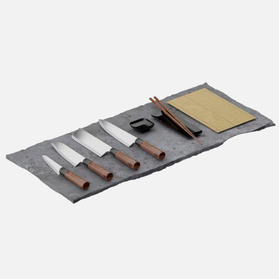 Japanesse Sushi Knives - 3D Model by Sajunara